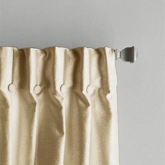 Dkny | Accents | Dkny Plaza 32 X 96 Inverted Pleat With Button Curtain ...